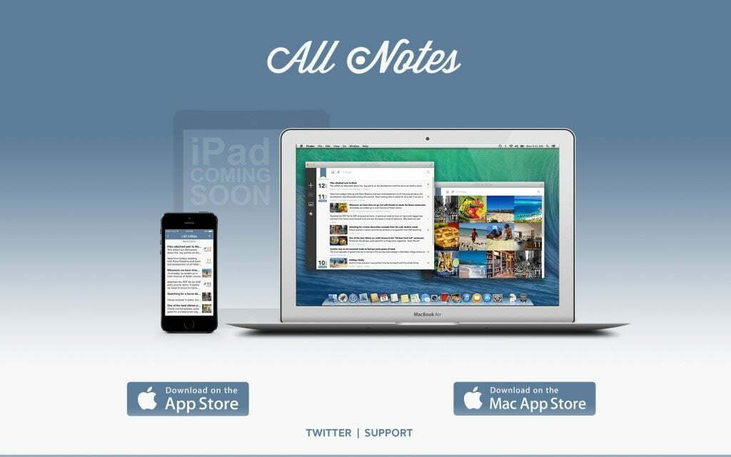 All Notes App Design - Nate Wren Design