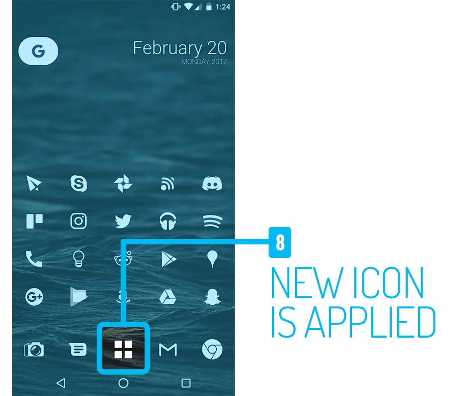 Enable Icon For Android