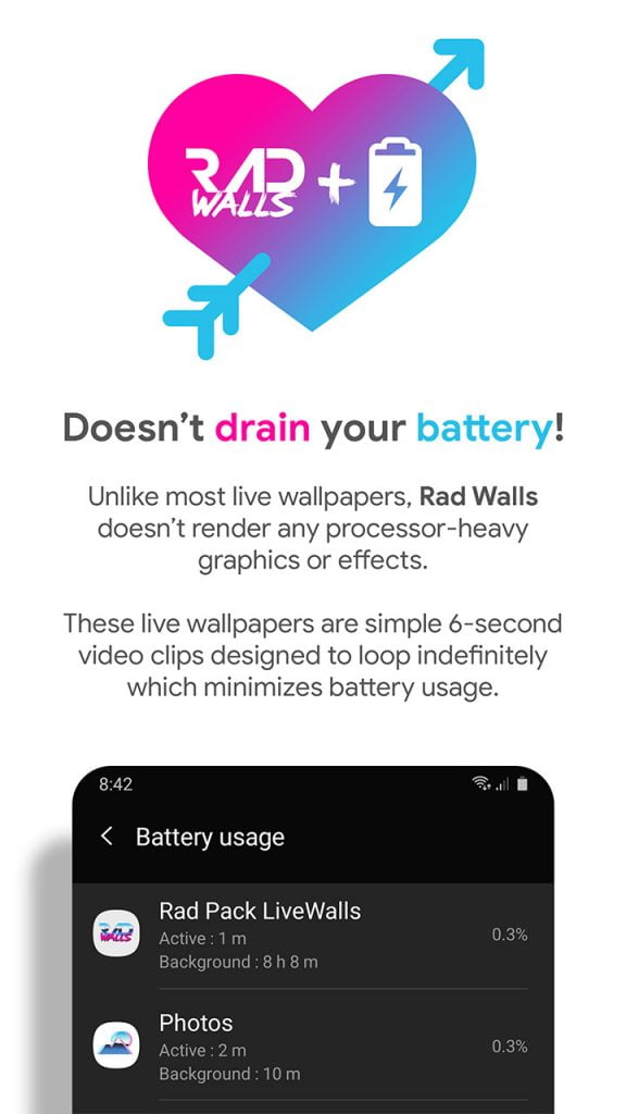 Rad Walls - Rad Pack Animated Live Wallpapers - Nate Wren Design