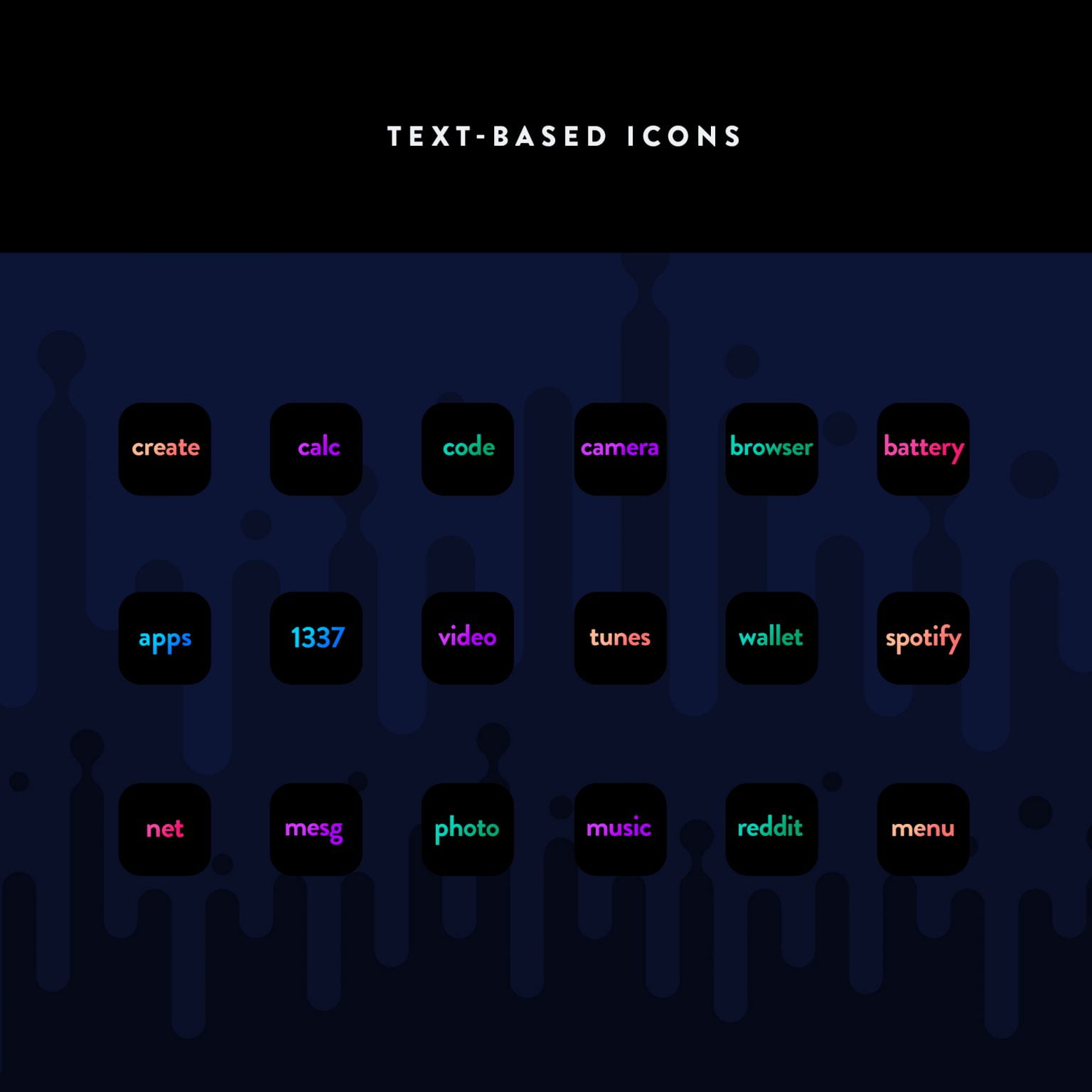 Chroma - Colorful Icons for iPhone iOS macOS & Windows - Nate Wren Design