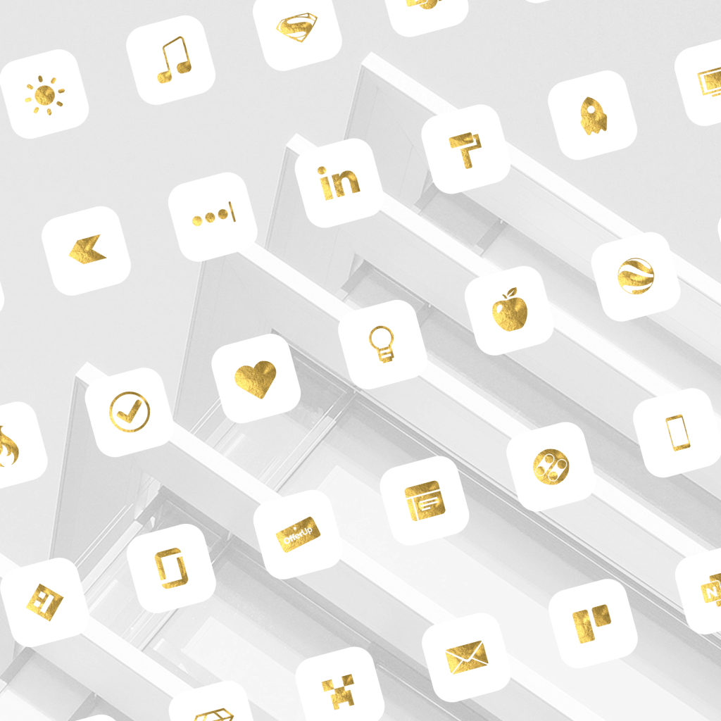 Gold Leaf - Icons for iPhone iOS MacOS & Windows - Nate Wren Design