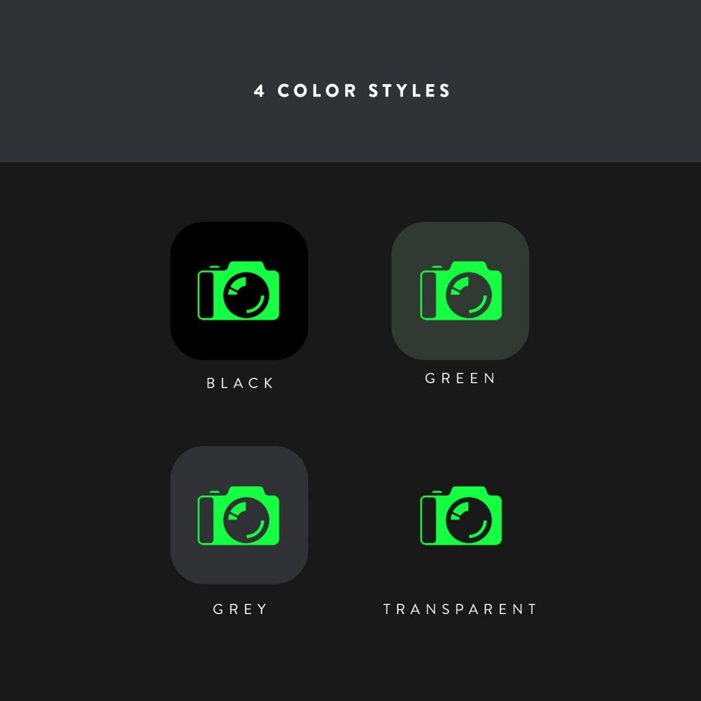 Terminal Green - Icons for iPhone iOS macOS & Windows - Nate Wren Design