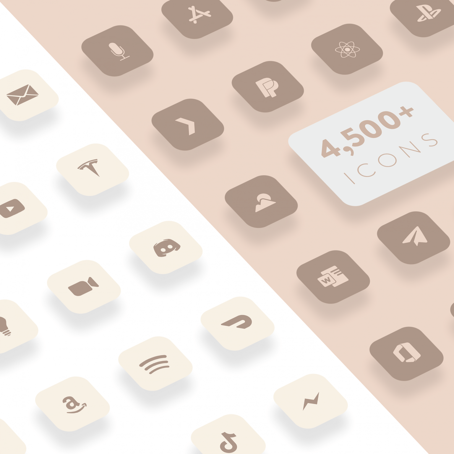 Glam - Neutral Matte Icons for iPhone iOS MacOS & Windows - Nate Wren ...