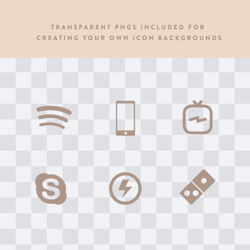 Glam - Neutral Matte Icons for iPhone iOS MacOS & Windows - Nate Wren ...