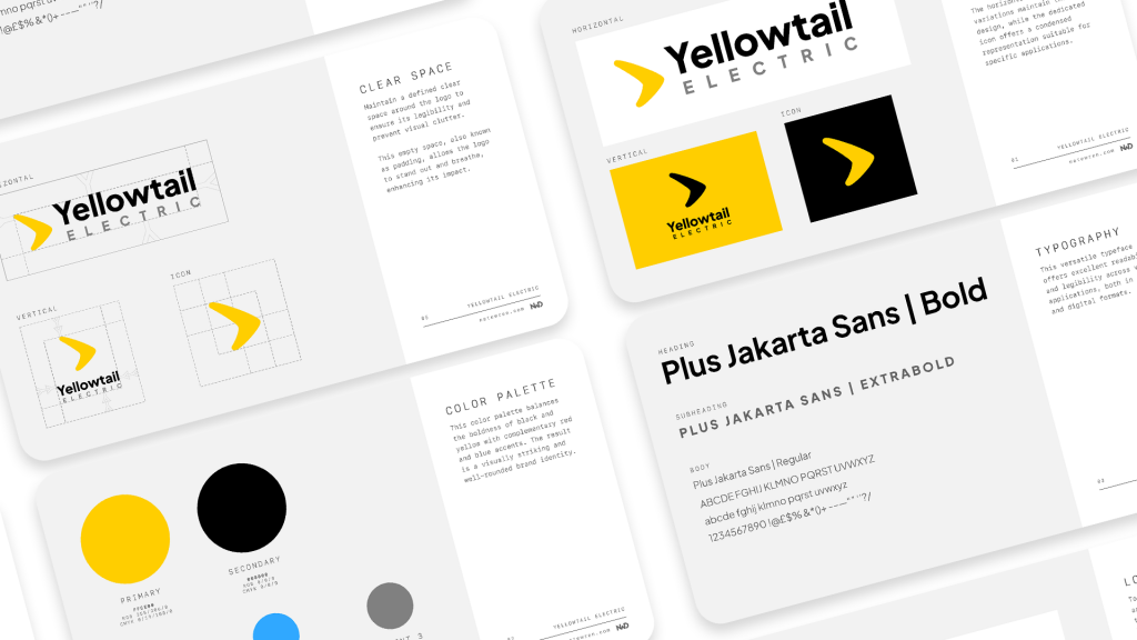 Yellowtail Electric - Branding Guide - Nate Wren Design